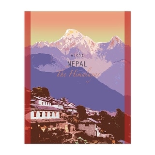 Nepal Travel poster Visit Nepal The Himalayas Nature Art Print/Poster ...