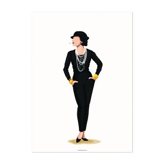 Coco Chanel Fashion Feminine Feminism Unframed Wall Art Print/Poster ...
