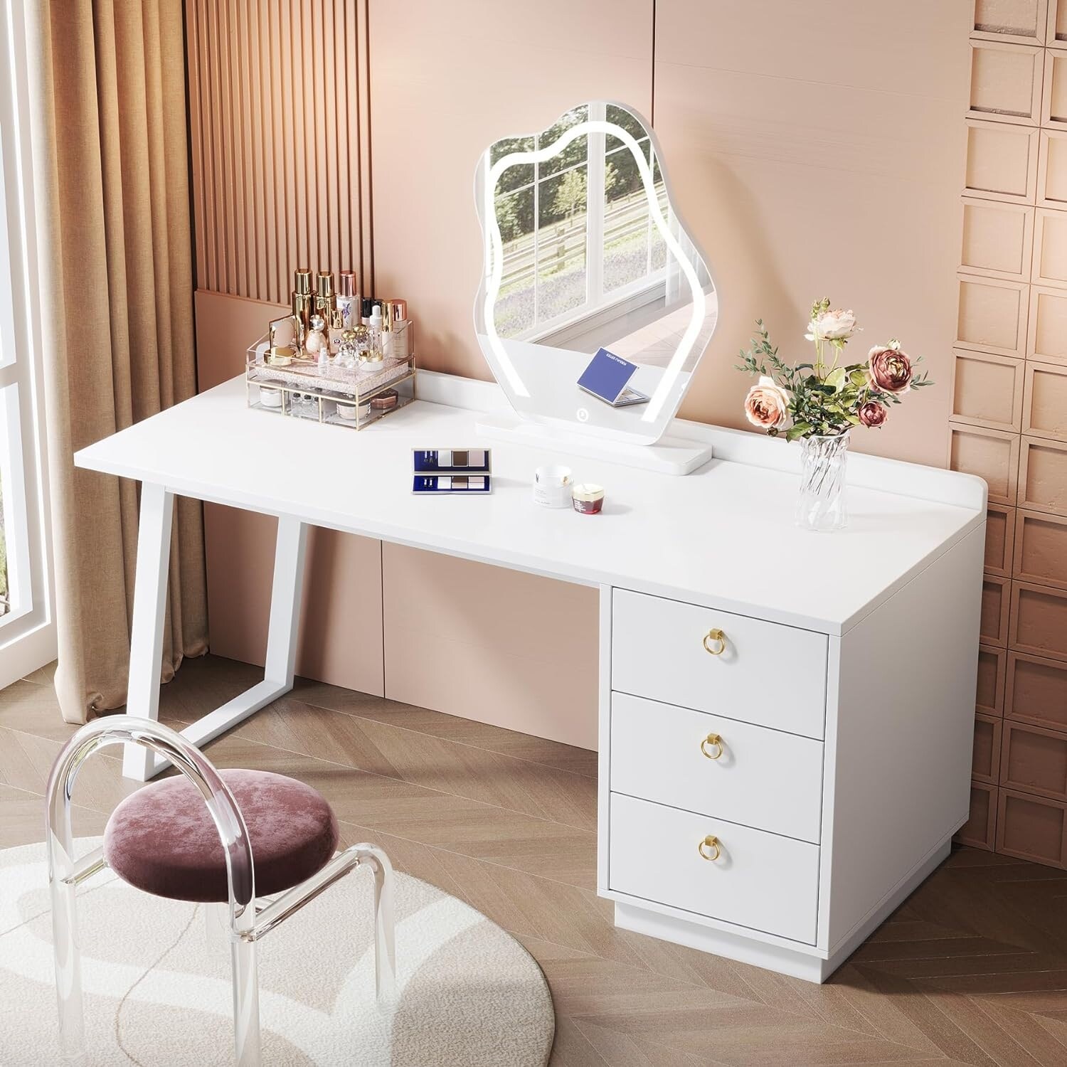 Makeup desk no mirror store
