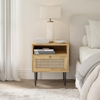Magnifique Malibu End Table with Storage - On Sale - Bed Bath & Beyond ...