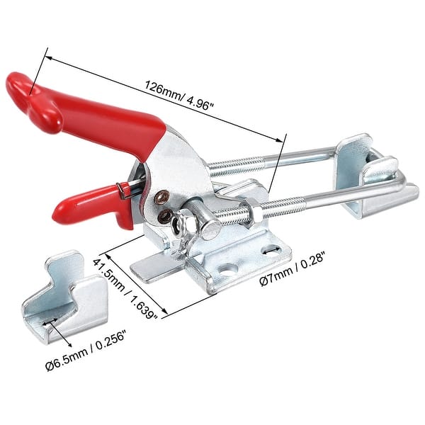 771lbs Adjustable Latch Galvanized Iron U Bolt Self-lock Toggle Clamp ...