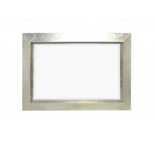 HomeRoots 34" Rustic Rectangle Accent Mirror Wall Mounted With Metal ...