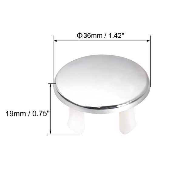 Sink Overflow Covers Round Hole Caps Insert Spares for Bathroom 3 Pcs ...