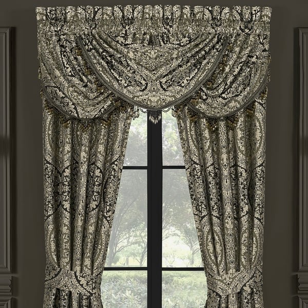 J. Queen New York Terra Window Waterfall Valance - Bed Bath & Beyond ...