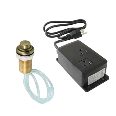 Gourmetier Dual Outlet Garbage Disposal Air Switch Kit - Overstock ...