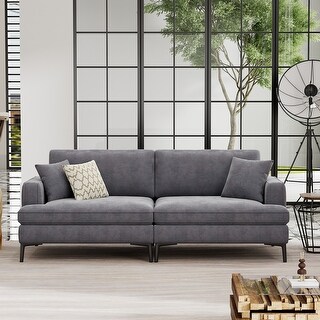 Loveseat Sofas & Couches Removable Sofa Cushion Deep Seat Sofa with ...