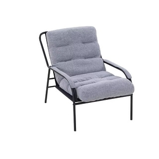 Lounge Recliner Chair, Club Chair with Metal Legs Moveable Cushion - 37 ...