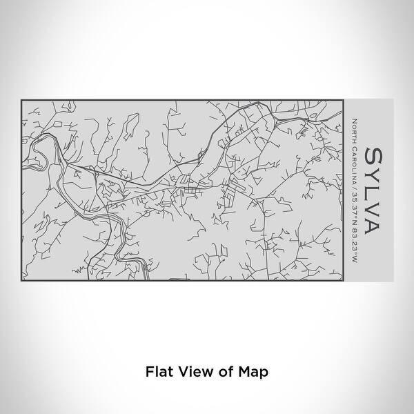Sylva - North Carolina Engraved Map Insulated Bottle by Daily Boutik ...