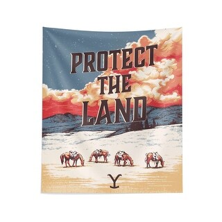 Paramount Yellowstone Protect The Land Printed Wall Hanging - 34"x40 ...