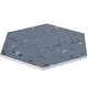 Industry Tile 8x10 Hexagon Spark Blue Porcelain Tile - Bed Bath ...