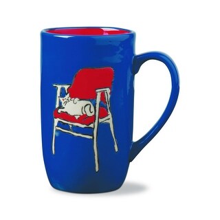 Cat Nap On Chair Tall Coffee Tea Hot Chocolate Mug 18 oz - Bed Bath ...