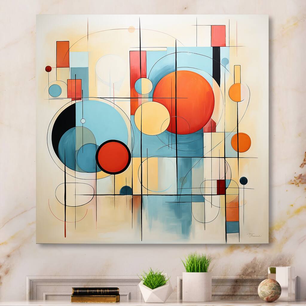 Oversized Mid-Century Modern Art - Bed Bath & Beyond