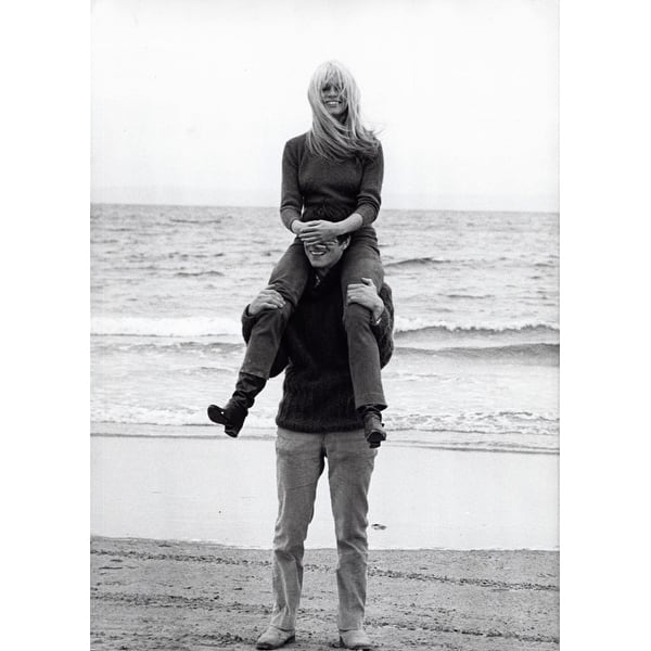 Film still featuring Brigitte Bardot and Laurent Terzieff in Two Weeks ...