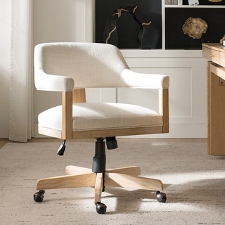 Farmhouse 360° Swivel Office Chair with Adjustable Height by HULALA ...