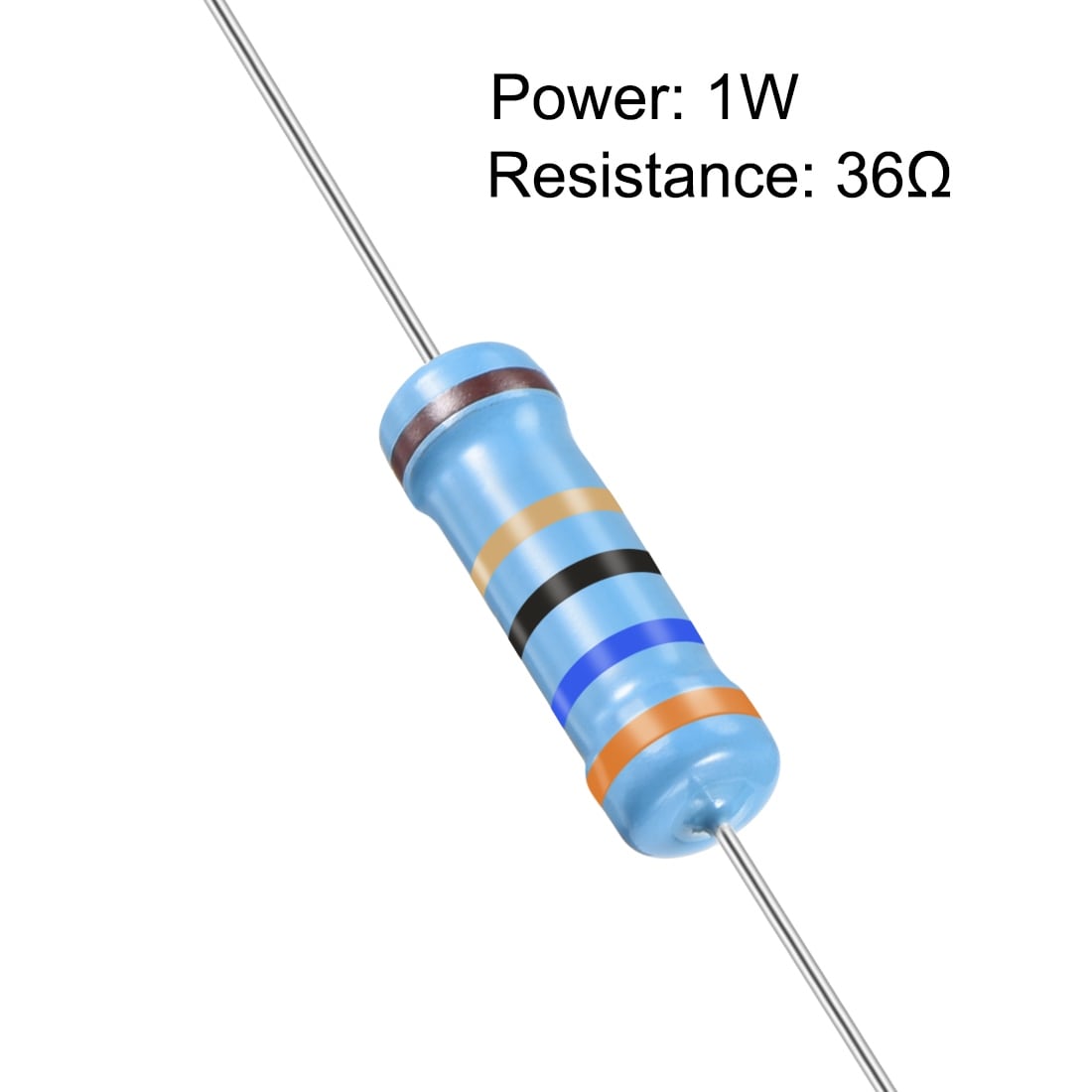 10 piece resistance to Metal Layer 36 Ohm 2w ± 1% 50ppm/° C royalohm ...