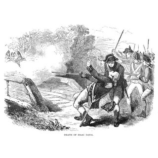 Battle Of Concord 1775. /Ndeath Of Captain Isaac Davis Of The Acton ...