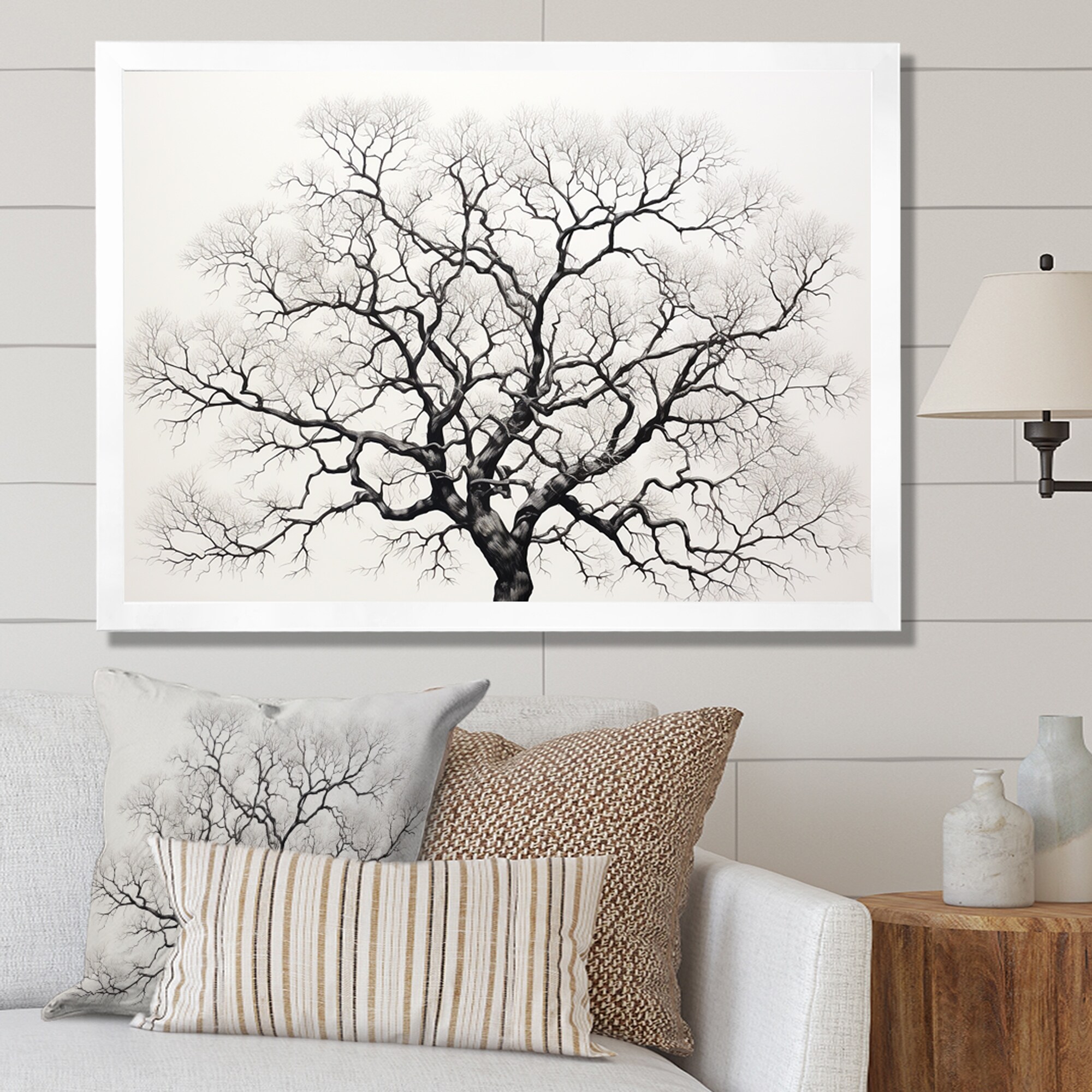 oak tree wall sticker