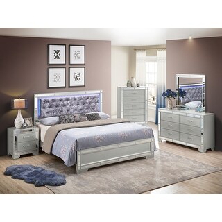 Madison Silver Champagne Full Panel Beds - Bed Bath & Beyond - 35993759