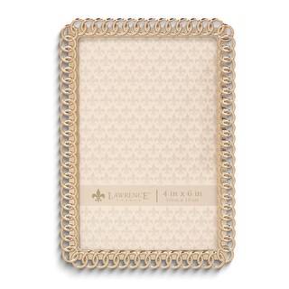 Curata 4x6 Gold-Tone Metal Eternity Rings Frame - Bed Bath & Beyond ...