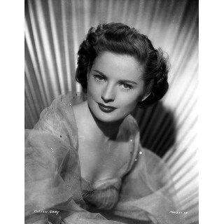 Colleen Gray Posed in White Gown Portrait Photo Print - Bed Bath ...