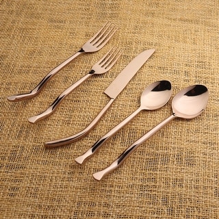Twig Bronze PVD 5 Pcs. Flatware Set - Bed Bath & Beyond - 42263736