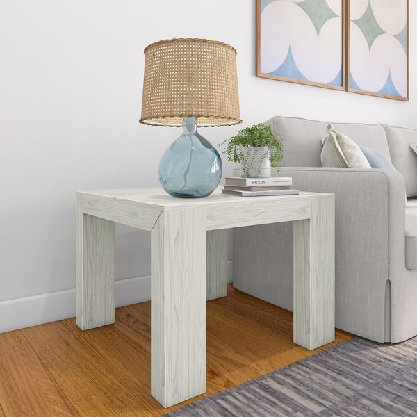 Plank and Beam Modern Square Corner Table - On Sale - Bed Bath & Beyond ...