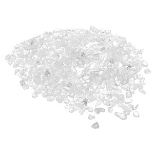 200g/0.44lb 5-7mm Natural Crystal Quartz Tumbled Chips Decoration Stone ...