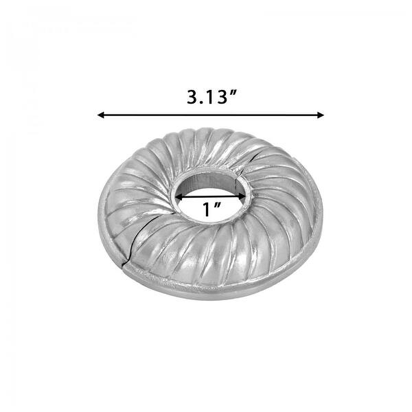 Aluminum Radiator Flange 3/4" (IPS) Pipe Flanges 1" ID - 3.13" OD Pipe ...