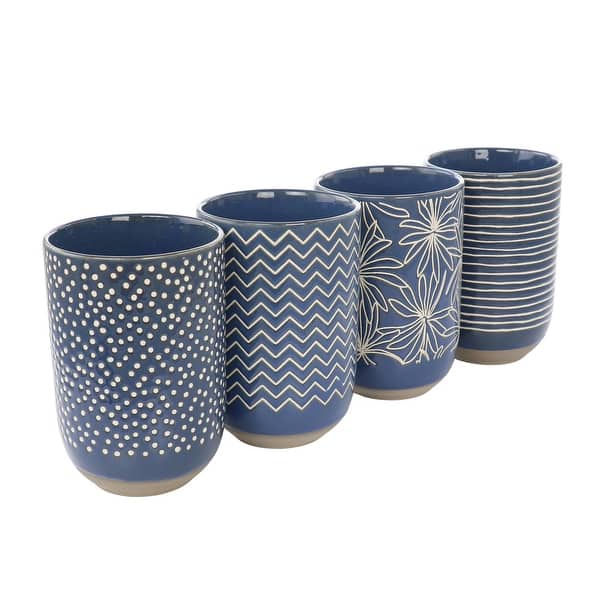 19 Ounce Stoneware Assorted Designs Mug - Bed Bath & Beyond - 38237774