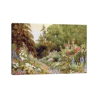 iCanvas "Herbaceous Border " by Evelyn L. Engleheart Canvas Print - Bed ...
