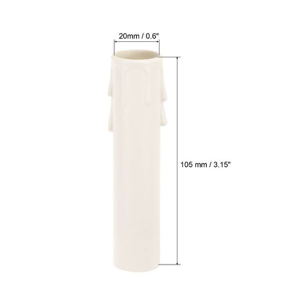 8x Candle Light Cover Sleeves for E12 Chandelier Lamp Base Accessories ...