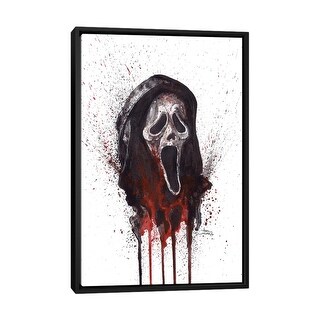 iCanvas "Scream Ghostface" by Adam Michaels Framed Canvas Print - Bed ...