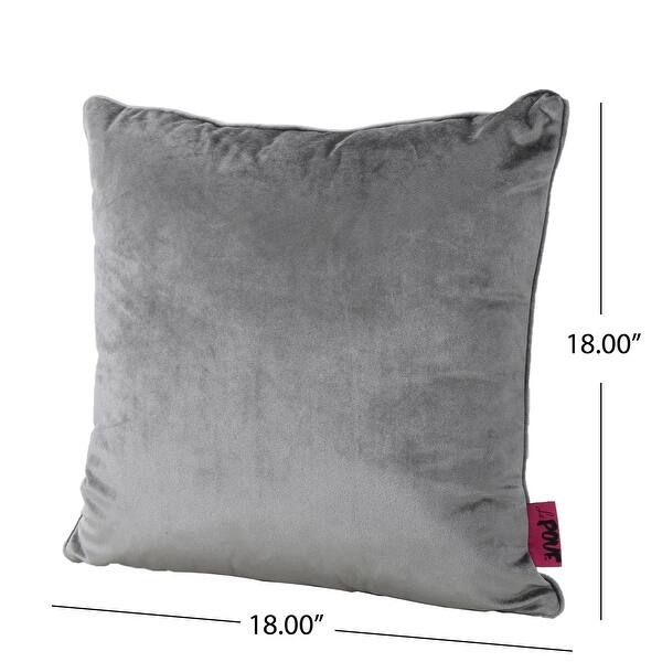 Ippolito Modern Velvet Throw Pillow by Christopher Knight Home - Bed ...
