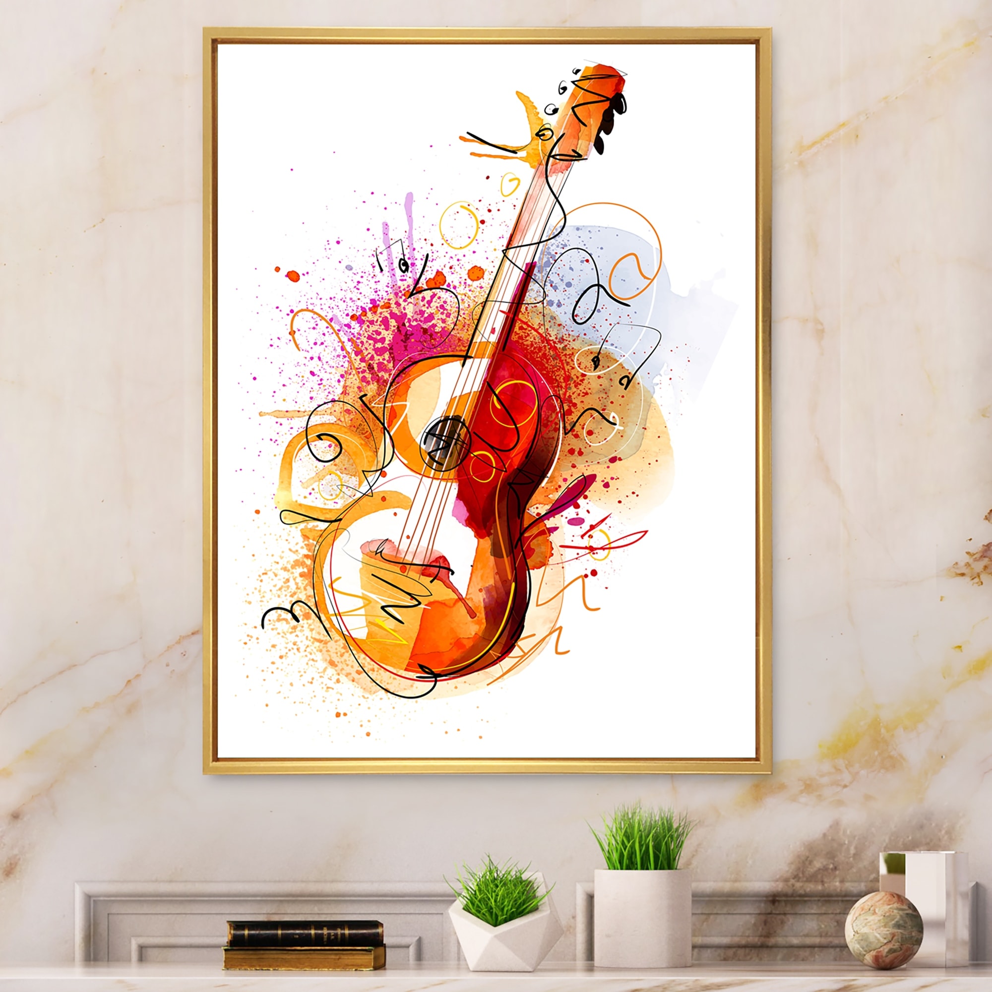 abstract guitar