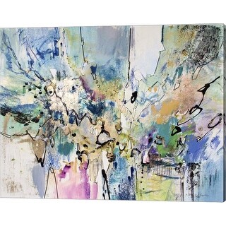 Jennifer Gardner 'Rainbow Blue II' Canvas Art - Bed Bath & Beyond ...