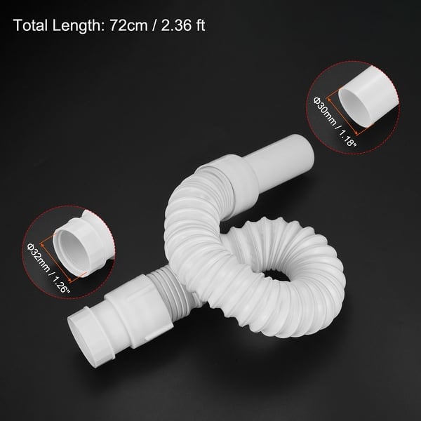 Thicken Drain Pipe Expandable Tubing Wash Basin Flexible Drainage Pipe ...