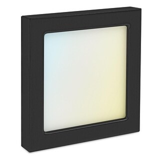 Luxrite 4 Inch Square LED Flush Mount Light, 10W 600LM, 5CCT 2700K ...