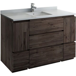Fresca Formosa 54" Free Standing Single Basin Vanity Set with Cabinet ...