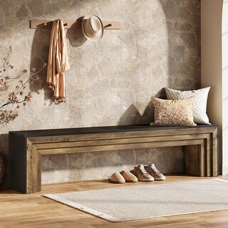 71" Extra Long Entryway Bench Indoor End of Bed Bench - Bed Bath ...