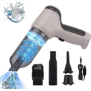 Grey 4 In 1 Wireless Car Vacuum Household 9000Pa Strong Suction Cleaner ...