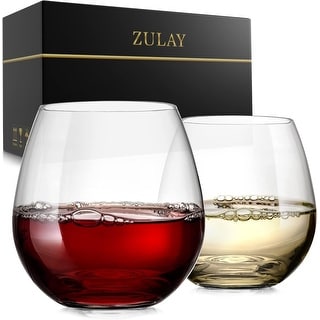 Zulay Kitchen Premium Class Stemless Wine Glasses - Bed Bath & Beyond ...
