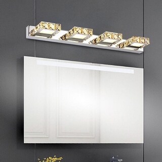 Modern LED Bathroom Lighting Crystal Mirror Front Vanity Light Make-up ...