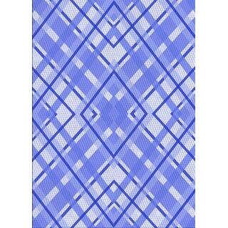 Ahgly Company Machine Washable Transitional Blue Ribbon Blue Area Rugs ...
