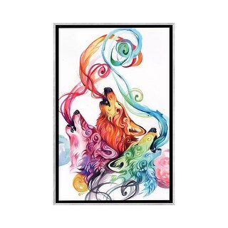 iCanvas "Howling Wolf Triad II" by Katy Lipscomb Framed - Bed Bath ...