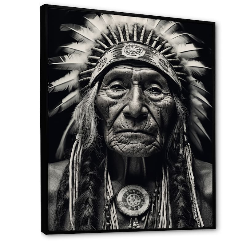 Designart "Native American Wisdom Of Ancestors" Native American Art ...
