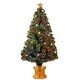 48" Medium Fiber-Optic Artificial Christmas Fireworks Tree - LED - 4 ...