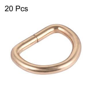 20pcs Metal D Ring 0.98"(25mm) D-Rings Buckle for Hardware DIY - Gold ...