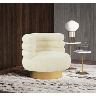 Modrest Gerry Modern Sherpa Accent Chair - Bed Bath & Beyond - 37497634