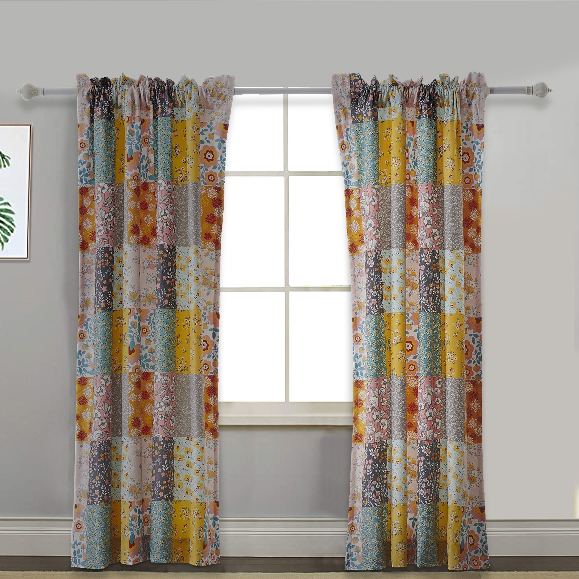 Patchwork Curtains - Bed Bath & Beyond
