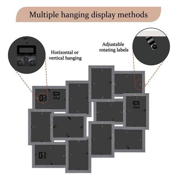 HELLO LAURA 12 Opening Decorative Wall Hanging Collage Picture Photo ...